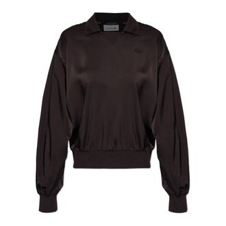 Lacoste Damen, Oberteile, Braun, LGr&ouml;&szlig;e
