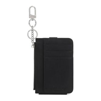 Kazar Kleines schwarzes Portemonnaie mit einem Karabinerhaken befestigt - - Accessories - Damen - Schwarzk - ONE SIZE