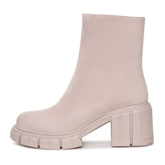 Cesare Gaspari Dynamische Chunky Absatzstiefel Gio - Beige - - Shoes - Damen - Beige - 39 EU