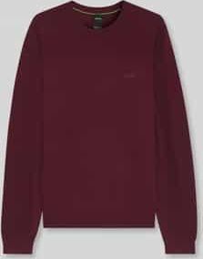 HUGO BOSS Pullover mit Logo-Schriftzug