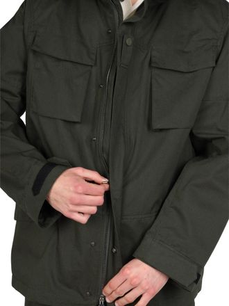 Lardini Double Fabric Cotton-Nylon Jacket - Green