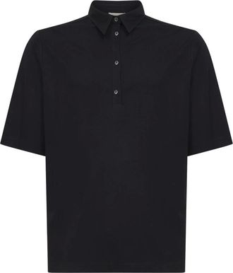 Blanca Vita Homme, Tops, Noir, Taille: 3XL Polo &agrave; quatre boutons
