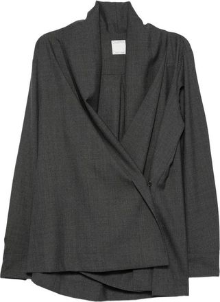 Calvin Klein Wrap-style Long-sleeve Shirt