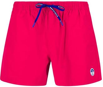 North Sails Herren Badeshorts rot unifarben