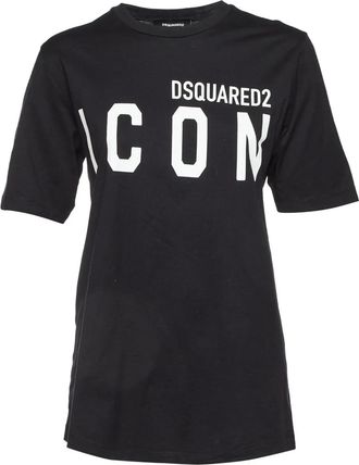 Dsquared2 t-shirt Icon en coton pre-owned - Noir