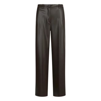 Jucca Weite Kunstlederhose - - Trousers - Damen - Braun - L