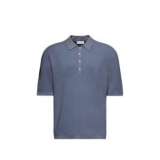 Calvin Klein Polo c&ocirc;tel&eacute; manches courtes en coton