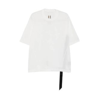 Rick Owens Walross Baumwoll-T-Shirt - - Tops - Herren - Wei&szlig; - ONE SIZE