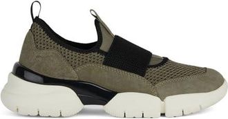 Geox Femme D Adacter W B Basket, Sage Black, 35 EU