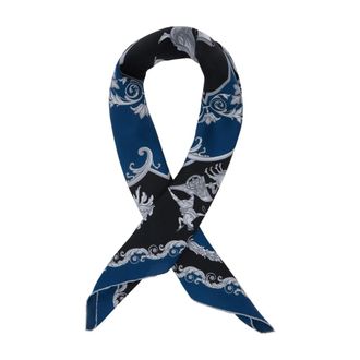 Versace Homme, Accessoires, Multicolore, Taille: ONE Size Foulard en twill de soie imprim&eacute;