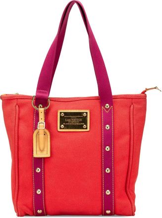 Louis Vuitton Shopper - Antigua Cabas MM - Gr. unisize - in Rot - f&uuml;r Damen