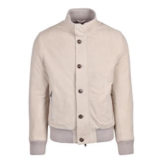 Barba Wildlederjacke - - Jackets - Herren - Beige - L