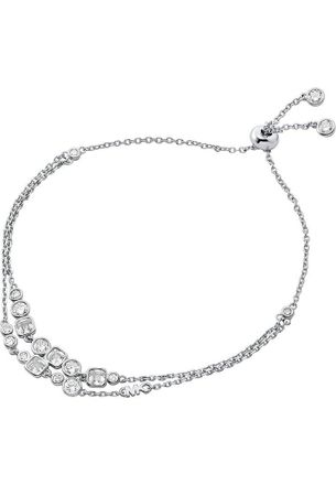 Michael Kors Womens Semi precious with slider closure double chain bracelet