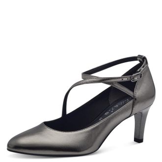 Tamaris Damen Pumps Stilettoabsatz Vegan; Pewter, EU 38