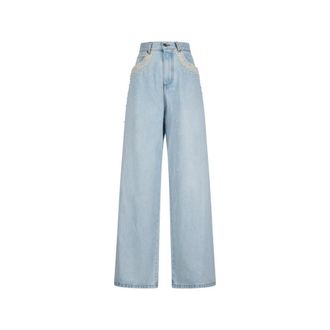 Giuseppe Di Morabito Wide-Leg Jeans - - Jeans - Damen - Blau - W29