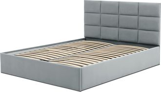 Generic Polsterbett Tores 140x200 mit Bettkasten! Doppelbett mit Lattenrost! Best Stauraumbett! (Trinity 14)