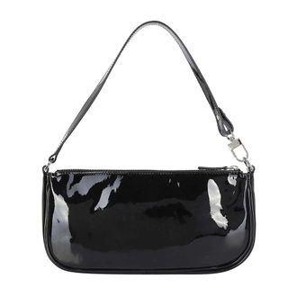 by FAR Gl&auml;nzende Schwarze Rachel Schultertasche - - Bags - Damen - Schwarzk - ONE SIZE