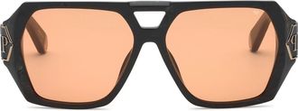 Philipp Plein Femme, Accessoires, Noir, Taille: ONE Size Plein Brave Lunettes de soleil