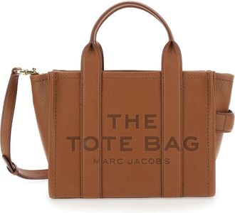 Marc Jacobs Femme, Sacs, Brun, Taille: ONE Size The Leather Small Tote Bag