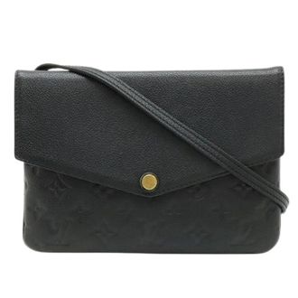 Louis Vuitton Pre-owned Twice Monogram Empreinte Schultertasche - - Pre-owned - Damen - Schwarzk - ONE SIZE