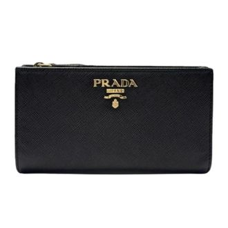 Prada Portefeuille Pre-owned 1Ml009 (pliant) - Femme - Pre-owned - Noir - Taille: ONE Size