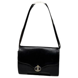 Celine Sac &agrave; bandouli&egrave;re en cuir Pre-owned - Femme - Pre-owned - Noir - Taille: ONE Size