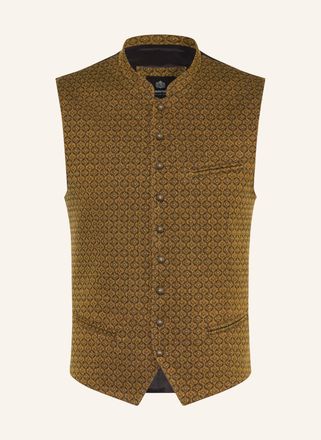 Hammerschmid Hammerschmid Trachtenweste Xaver Slim Fit gelb