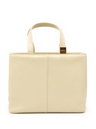 Burberry sac &agrave; main en cuir (2000-2017) - Marron