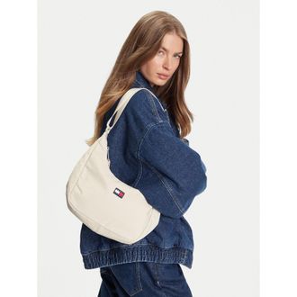 Tommy Jeans Handtasche Tommy Jeans Urban X-Body AW0AW17547 Beige