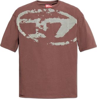 Diesel Homme, Tops, Brun, Taille: L T-Boxt-N14 T-Shirt