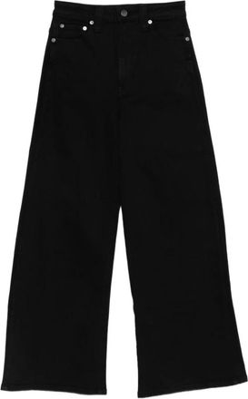 Khaite Femme, Jeans, Noir, Taille: W30 Dane High-Rise Wide-Leg Jeans