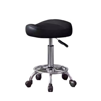 Generic Sattelhocker mit R&auml;dern, ergonomischer Sattelstuhl, drehbarer und h&ouml;henverstellbarer Arbeitshocker, geeignet for Massage, Sch&ouml;nheitssalons, Spas, B&uuml;ro