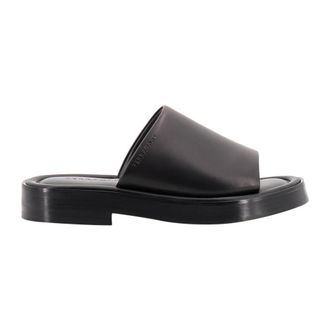 Ferragamo Schwarze Sandalen mit runder Spitze - - Shoes - Herren - Schwarzk - 41 EU