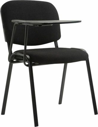 Clp Chaise Ken en tissu avec tablette rabattable Noir