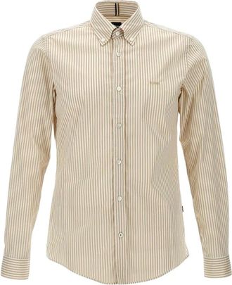 HUGO BOSS Homme, Chemises, Beige, Taille: M Casual Chemises