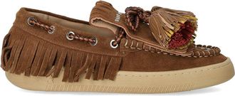 Elena Iachi MOCASSIN AVEC GLANDES MARRON ELENA IACHI