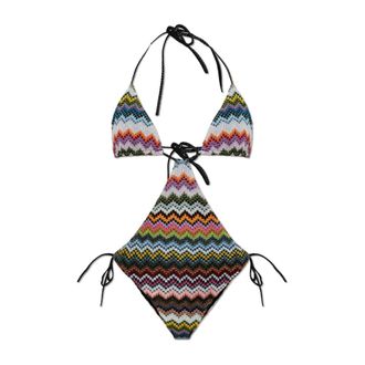 Missoni Femme, Maillots de bain, Multicolore, Taille: 40 FR Maillot de bain une pi&egrave;ce avec fil Lurex