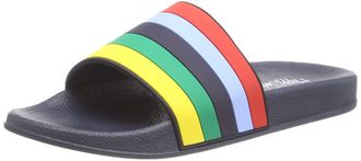 Happy Socks Herren Stripe Slider Badehose, Navy, 40-41