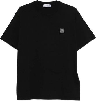 Stone Island Homme, Tops, Noir, Taille: 2XL T-shirt Stone Island