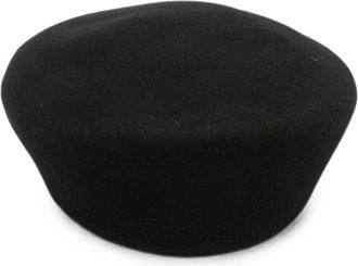 Ruslan Baginskiy MMM033 Wool Felt Flat Cap - Black