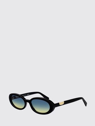 Longchamp Lunettes de soleil ovales en ac&eacute;tate avec logo Monogram et verres color&eacute;s