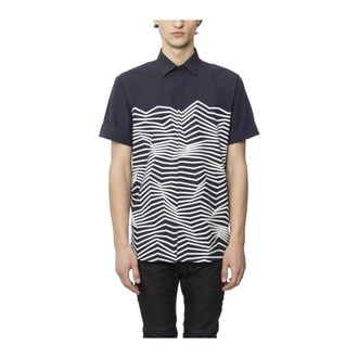 Neil Barrett Herren, Shirts, Blau, LGr&ouml;&szlig;e