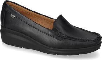 Valleverde Mocassins Femme 11321 Cuir Noir Chaussures Casual, Noir, 37 EU