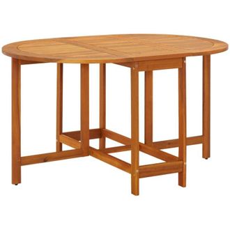 vidaXL Vidaxl - Table de jardin 130x90x72 cm Bois dacacia massif