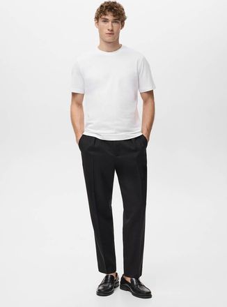 Mango T-shirt slim-fit 100 % coton blanc - Homme - XXL - MANGO MAN