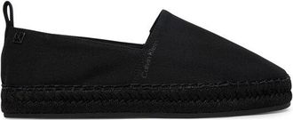 Calvin Klein Espadrilles Oblique Espadrille Canvas HW0HW02931 Schwarz