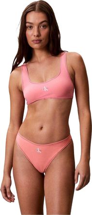 Calvin Klein Bikini Oberteil f&uuml;r Damen, Bralette (Scharlachrot)