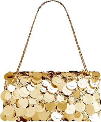 Paco Rabanne Femme, Sacs, Jaune, Taille: ONE Size Sparkle Baguette