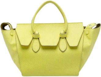 Celine Sac &agrave; main Tie Knot Pre-owned - Femme - Pre-owned - Jaune - Taille: ONE Size