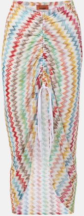 Missoni Asymmetrischer Midirock